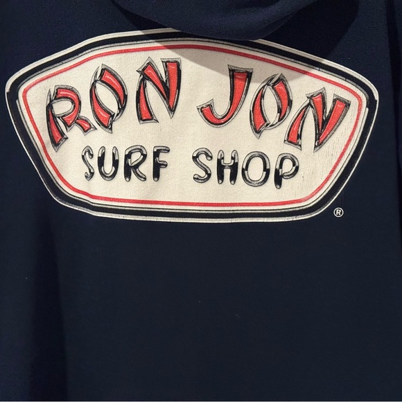 Ron Jon | Sweaters | Ron Jon Surf Shop Fullzip Hoodie Navy Blue Unisex ...